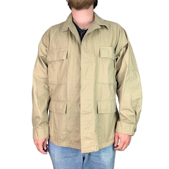 Rothco | Jackets & Coats | Vintage Rothco Rip Stop Cotton Khaki ...